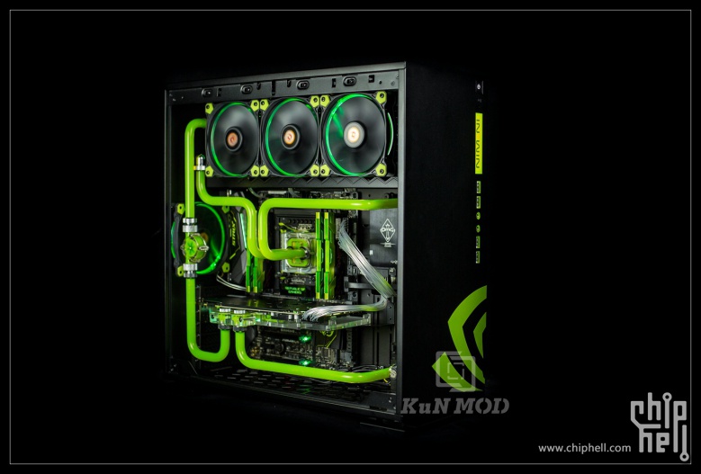 [KuN MOD]NVIDA信仰机inwin 303水冷SHOW - 电脑硬件 - Chiphell - 分享与交流用户体验
