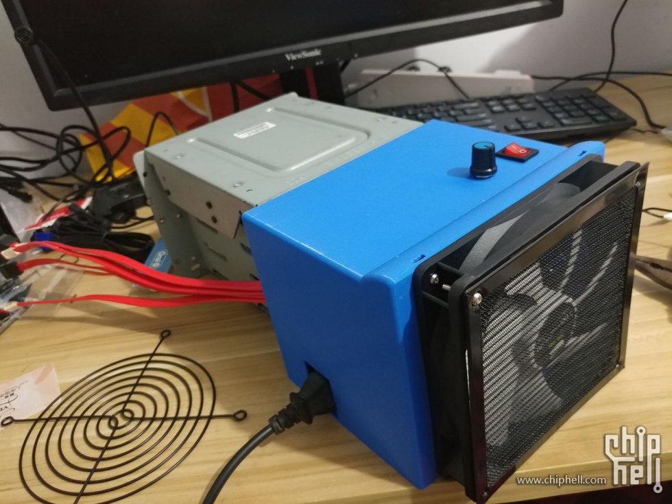 【3D打印助力】外置硬盘笼集成1U电源改造 - 电脑硬件 - Chiphell - 分享与交流用户体验