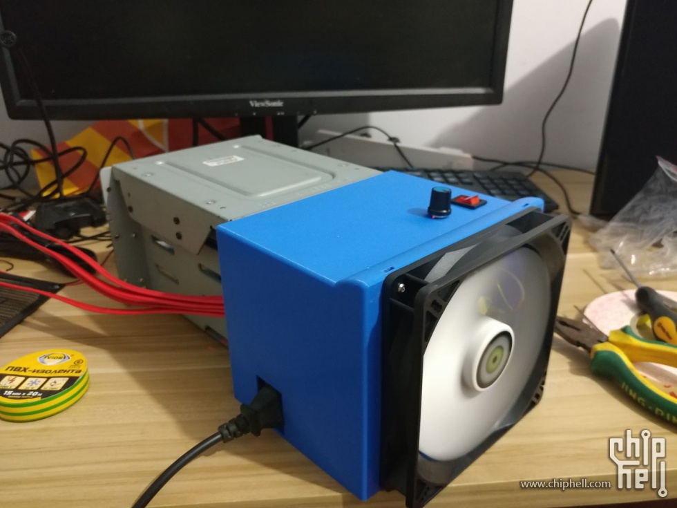 【3D打印助力】外置硬盘笼集成1U电源改造 - 电脑硬件 - Chiphell - 分享与交流用户体验