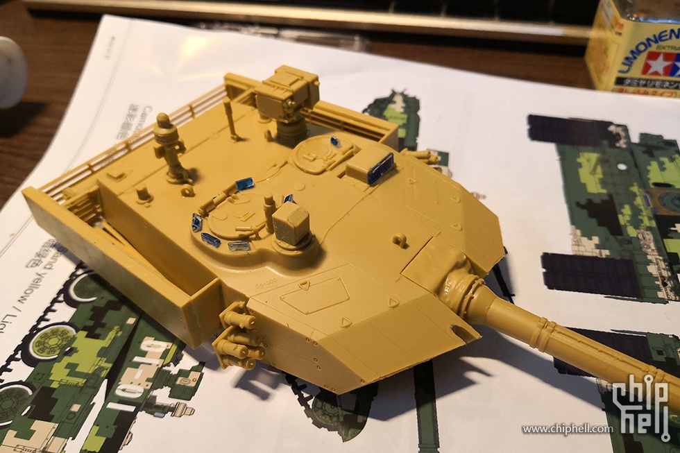 PLA ZTZ—99A1式主战坦克 四色数码迷彩涂装 - 模型手办 - Chiphell - 分享与交流用户体验