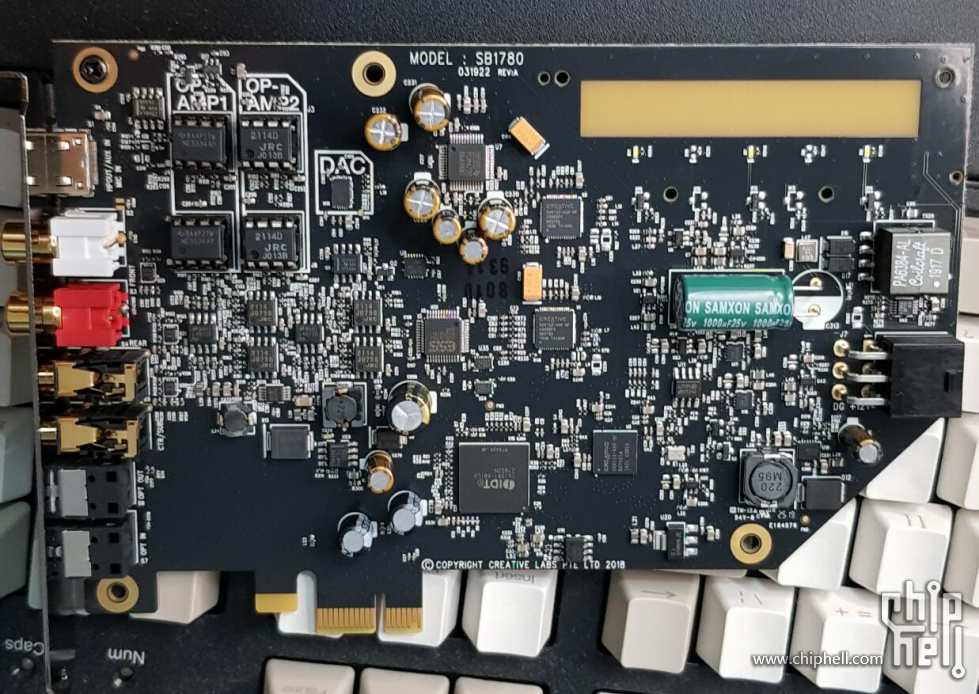 创新AE-9主卡拆解+一些细节 - 电脑讨论 - Chiphell - 分享与交流用户体验