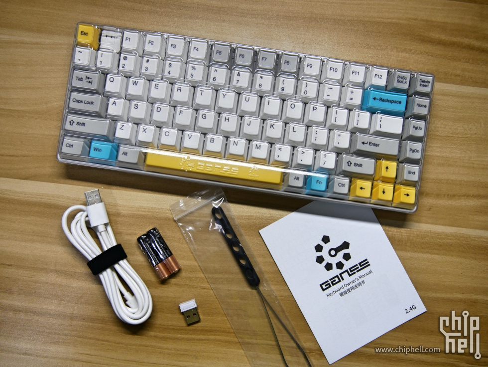 你比84少一键——Ganss ALT83 2.4G 双模键盘 - 电脑硬件 - Chiphell - 分享与交流用户体验