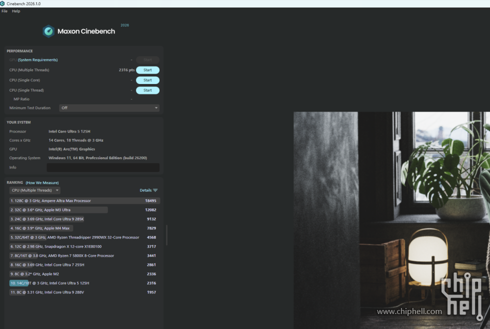 Cinebench 2026 跑分榜统计（社区用户上传） - 电脑讨论(新) - Chiphell - 分享与交流用户体验