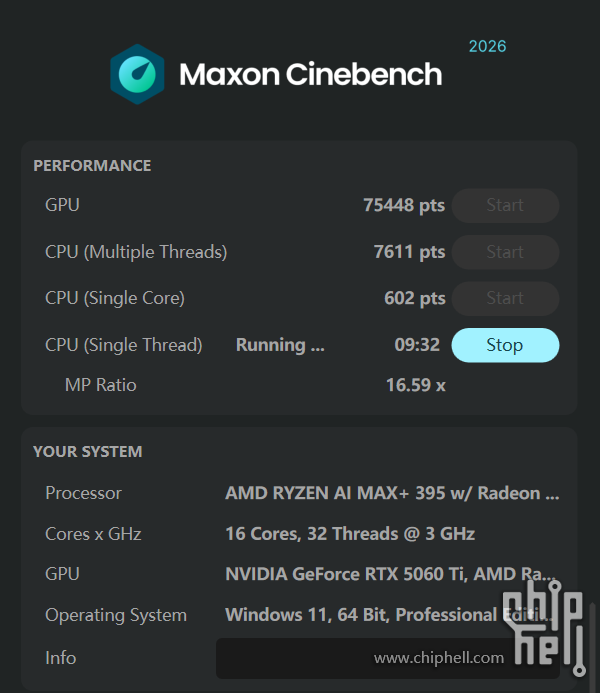 Cinebench 2026 跑分榜统计（社区用户上传） - 电脑讨论(新) - Chiphell - 分享与交流用户体验