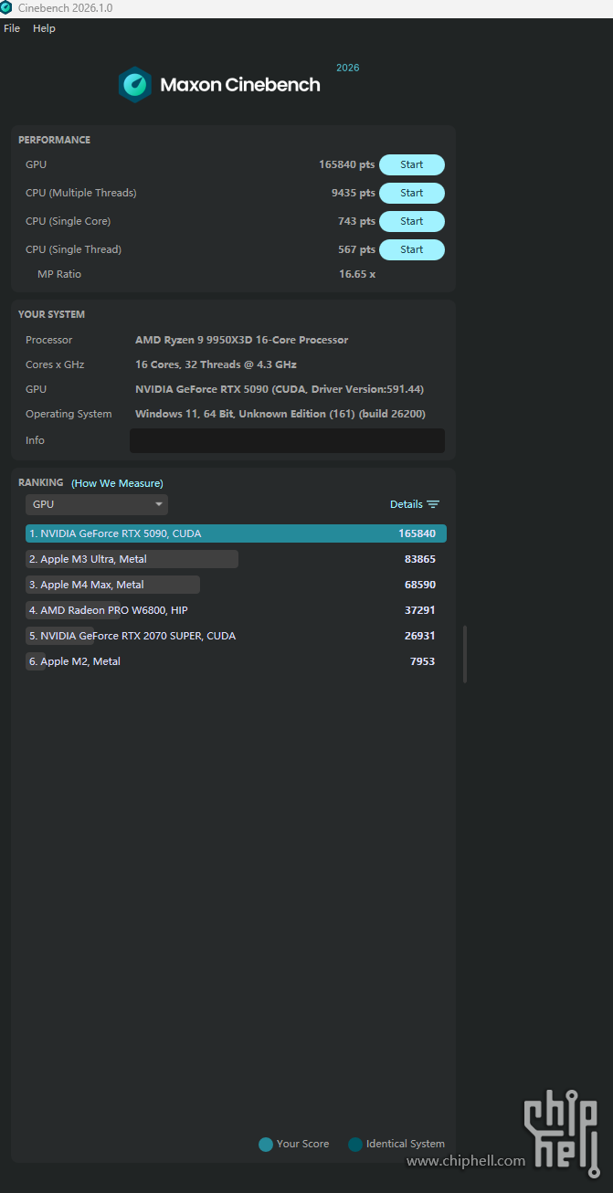 Cinebench 2026 跑分榜统计（社区用户上传） - 电脑讨论(新) - Chiphell - 分享与交流用户体验