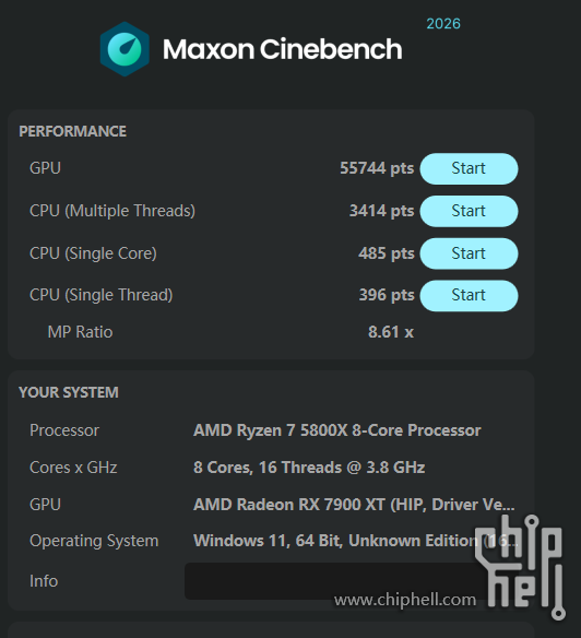 Cinebench 2026 跑分榜统计（社区用户上传） - 电脑讨论(新) - Chiphell - 分享与交流用户体验