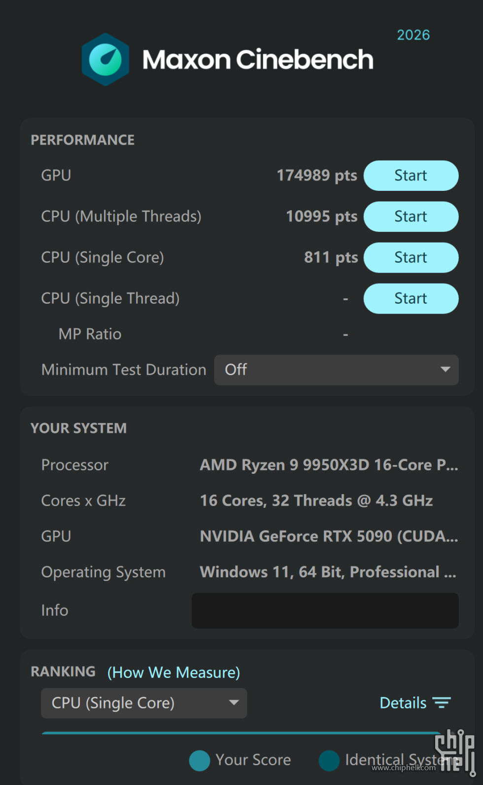 Cinebench 2026 跑分榜统计（社区用户上传） - 电脑讨论(新) - Chiphell - 分享与交流用户体验