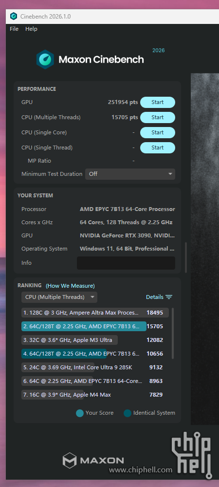Cinebench 2026 跑分榜统计（社区用户上传） - 电脑讨论(新) - Chiphell - 分享与交流用户体验