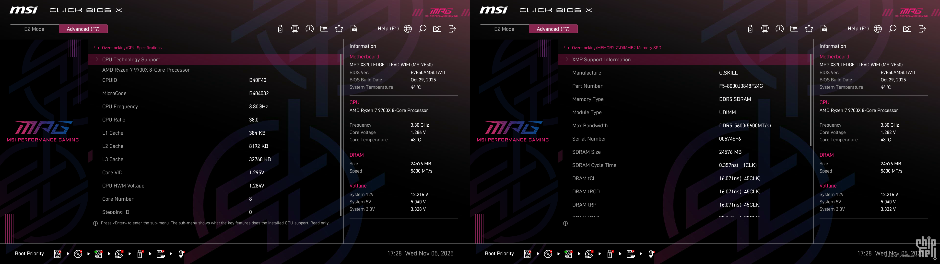 MSI MPG X870i Edge Ti Evo WiFi 评测 - 第4页 - 主板 - Chiphell - 分享与交流用户体验